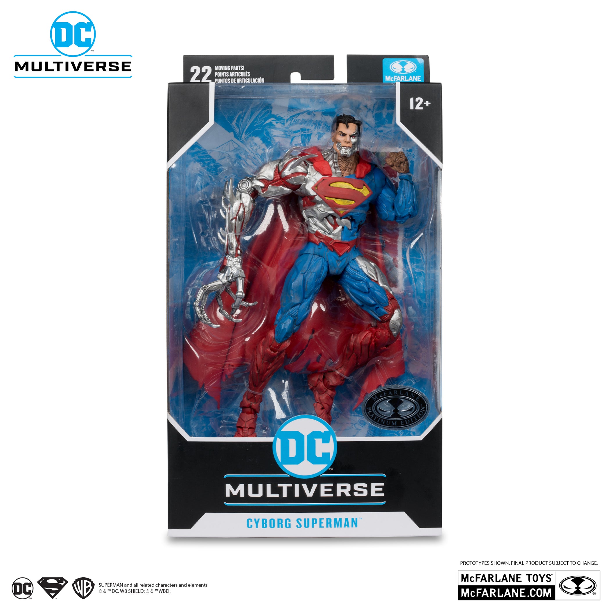 The New 52 DC Multiverse Cyborg Superman - Chase / Platinum — Toy Snowman