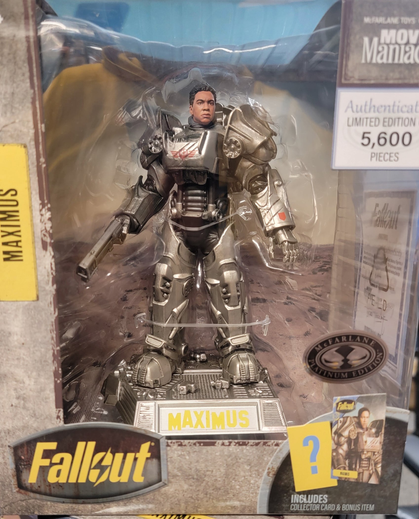 Fallout Movie Maniacs Maximus 6" Limited Edition Figure — Toy Snowman