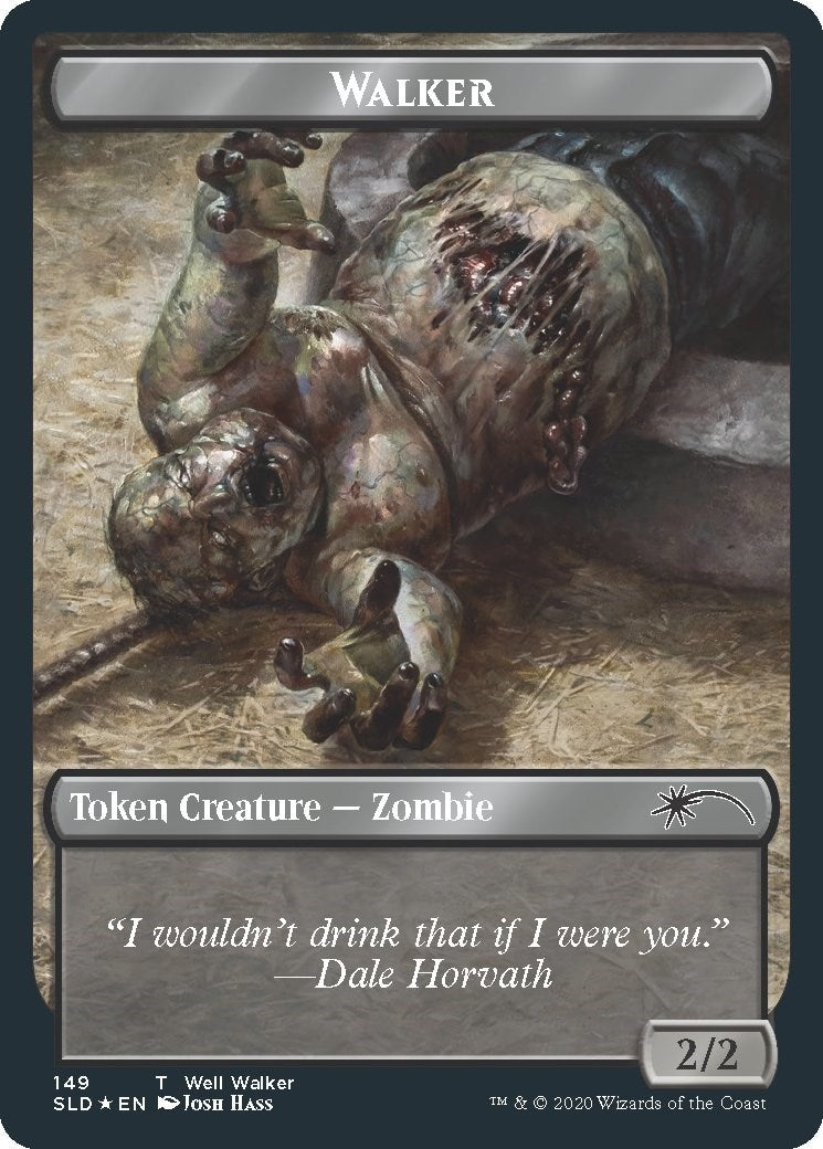 Walker (Well Walker // Blade Walker) Token [SLD - 149] — Toy Snowman
