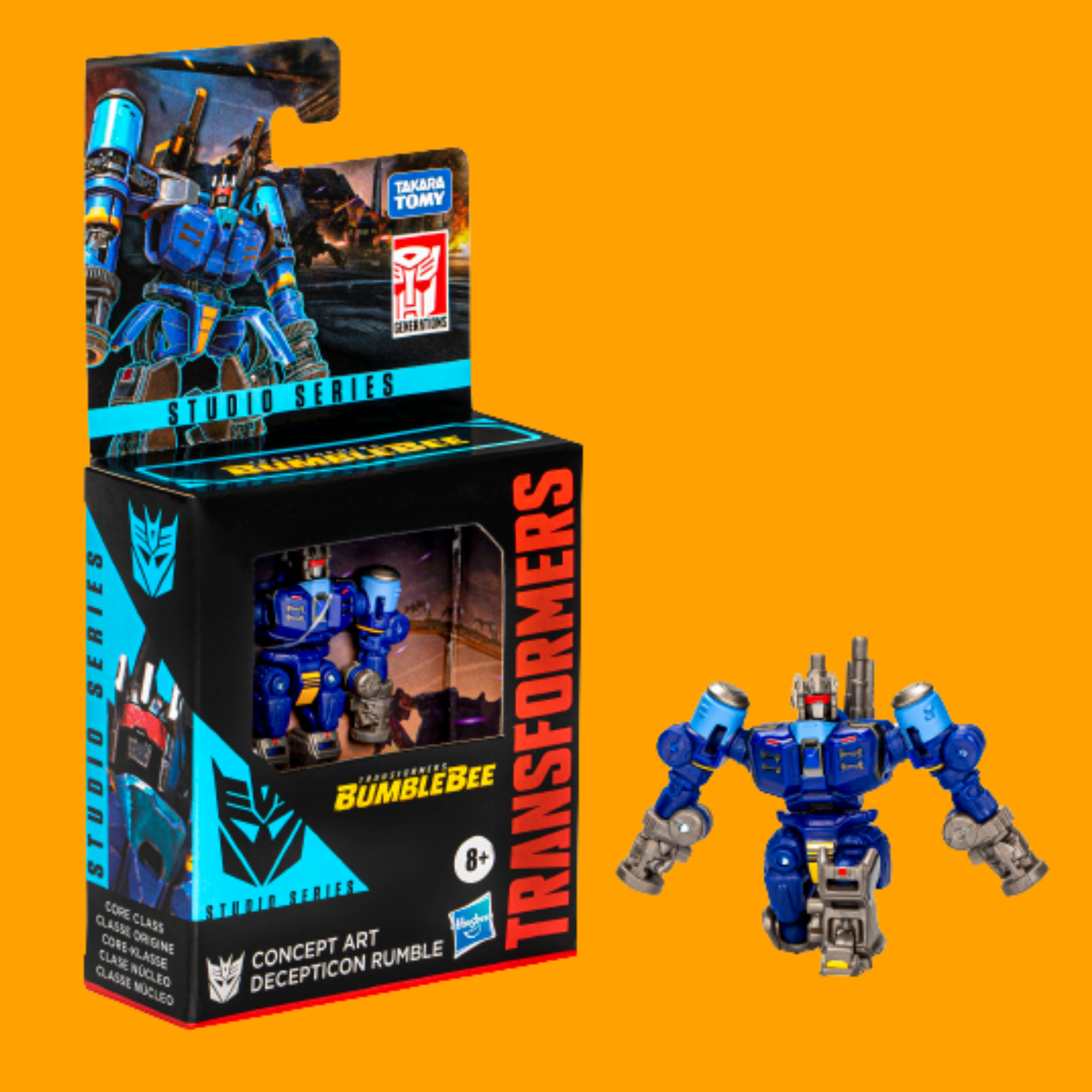 Transformers Studio Series Core - Concept Art Decepticon Rumble — Toy ...