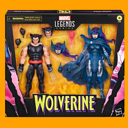 Marvel Legends Series Wolverine and Psylocke (Sub-Par Packaging) — Toy ...