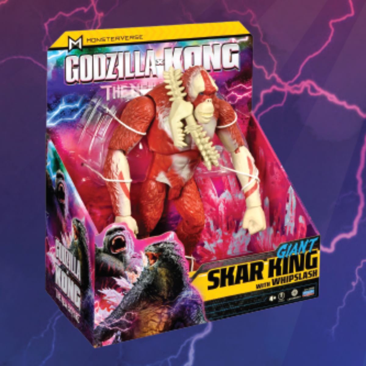Godzilla x Kong: The New Empire Skar King with Whipslash Giant - 11 In ...