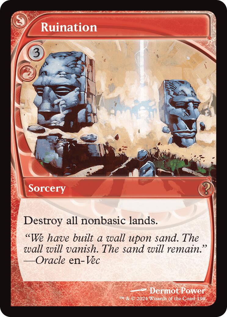 Ruination (Future Sight) [MB2 - 199] — Toy Snowman