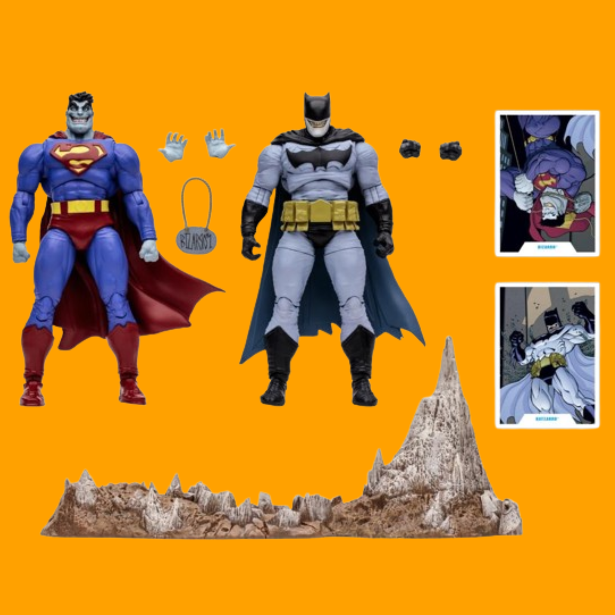 DC Multiverse Bizarro & Batzarro Action Figure Two-Pack — Toy Snowman