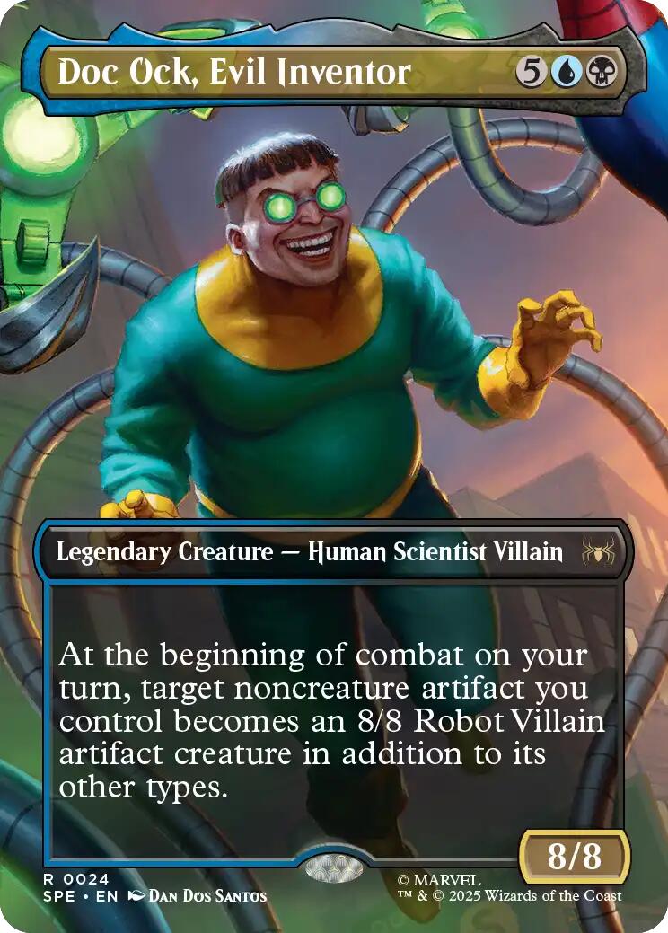 Doc Ock, Evil Inventor (Borderless) [SPE - 24] — Toy Snowman