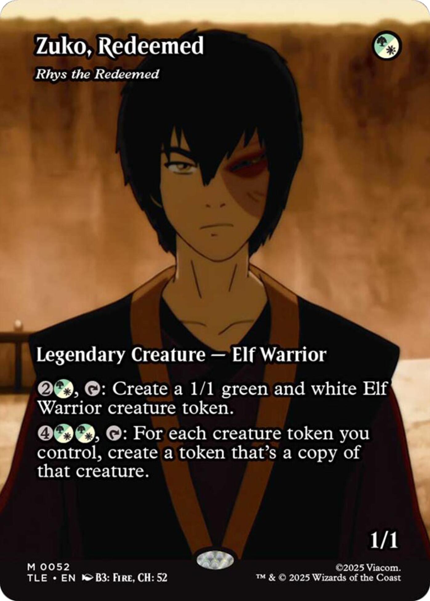Zuko, Redeemed - Rhys the Redeemed (Borderless) [TLE - 52] — Toy Snowman