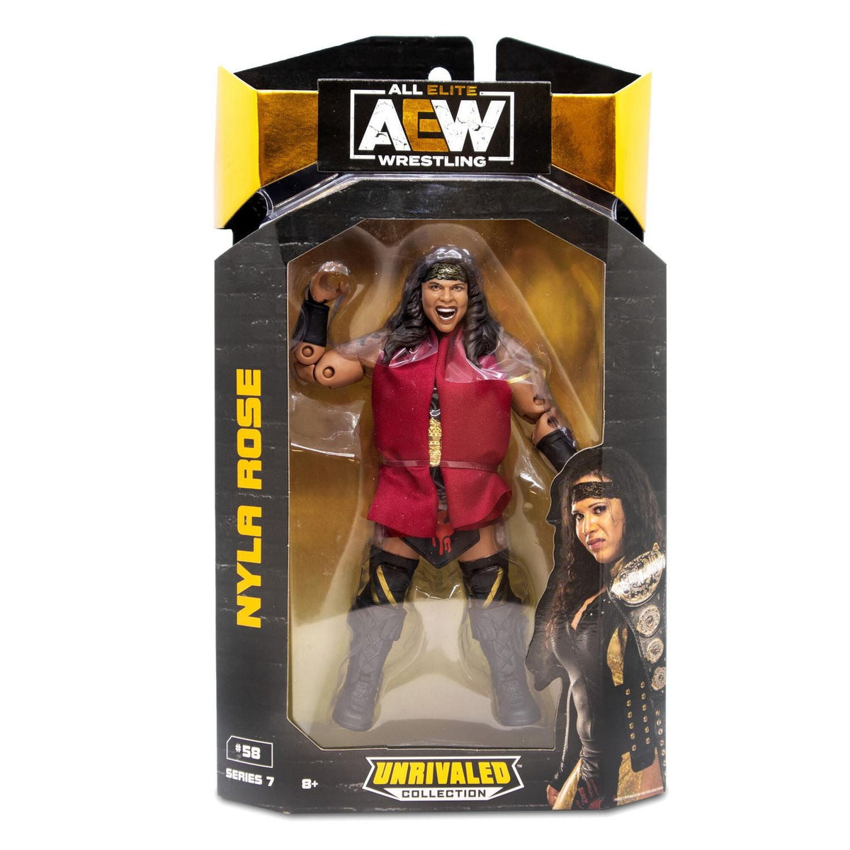 AEW All Elite Wrestling Unrivaled Collection Series 7 Nyla Rose — Toy ...