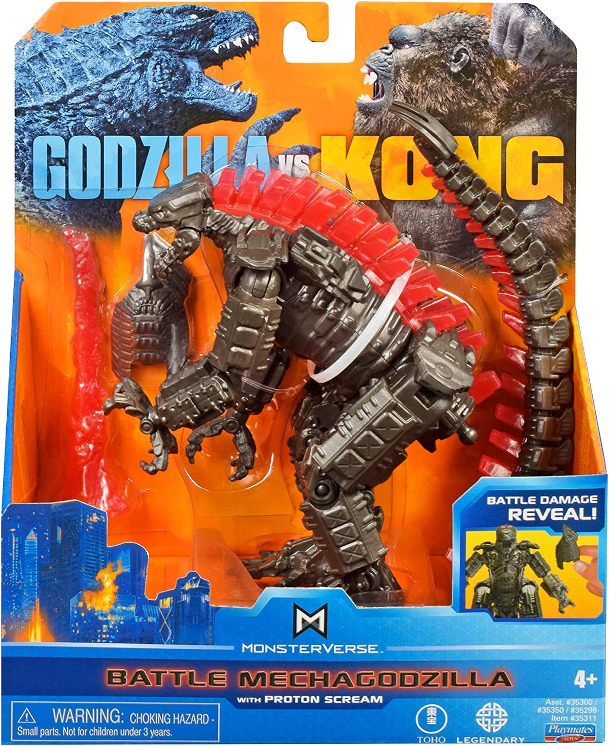 Godzilla Vs Kong Monsterverse Battle Mechagodzilla With Proton Scream ...