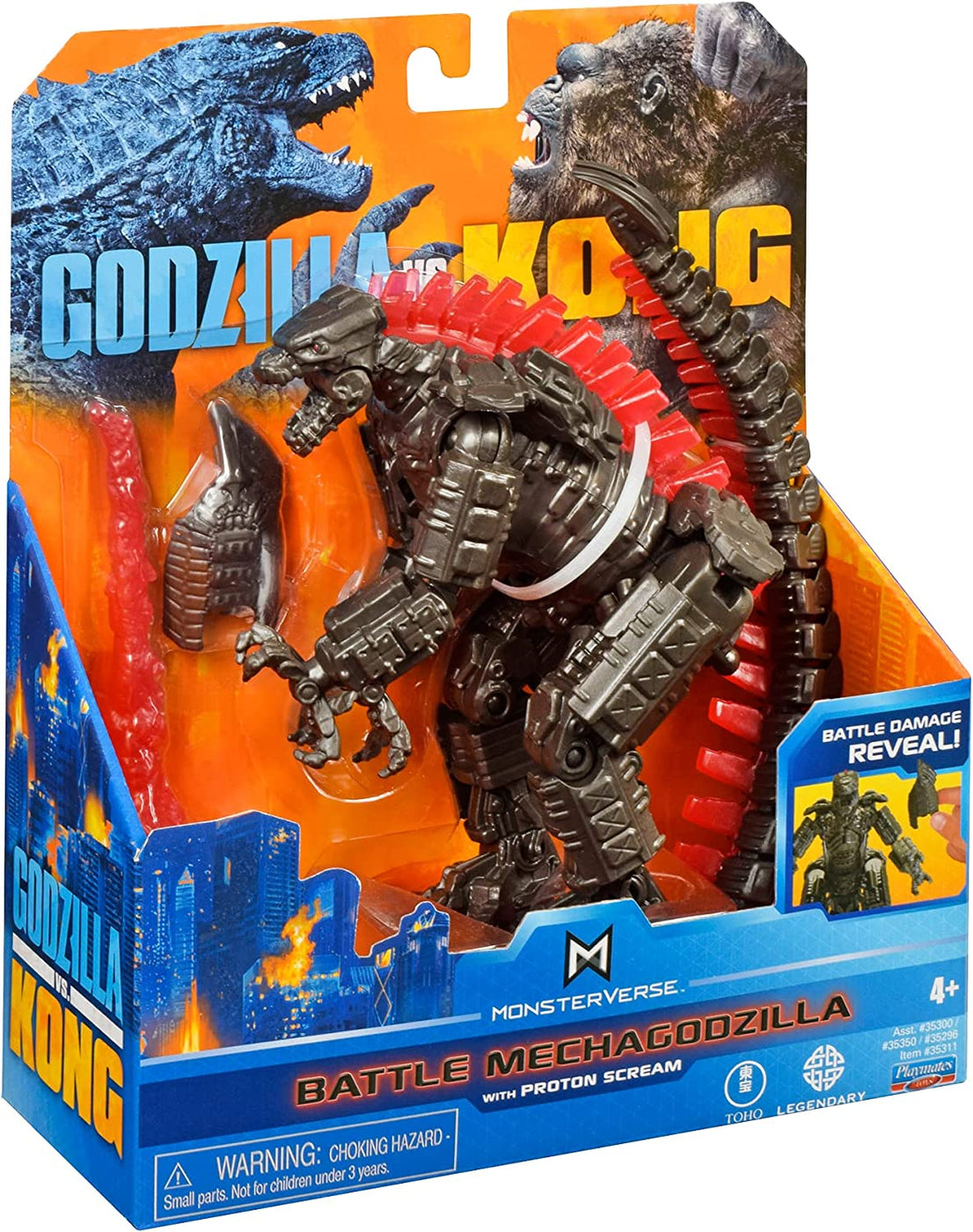 Godzilla Vs Kong Monsterverse Battle Mechagodzilla With Proton Scream ...