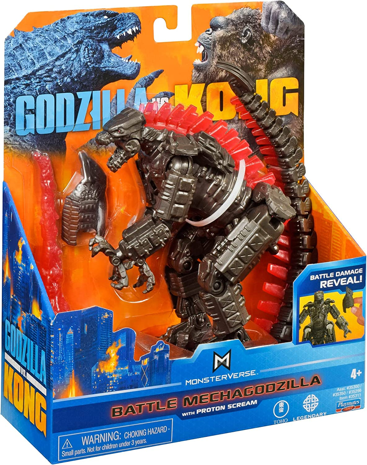 Godzilla Vs Kong Monsterverse Battle Mechagodzilla With Proton Scream ...