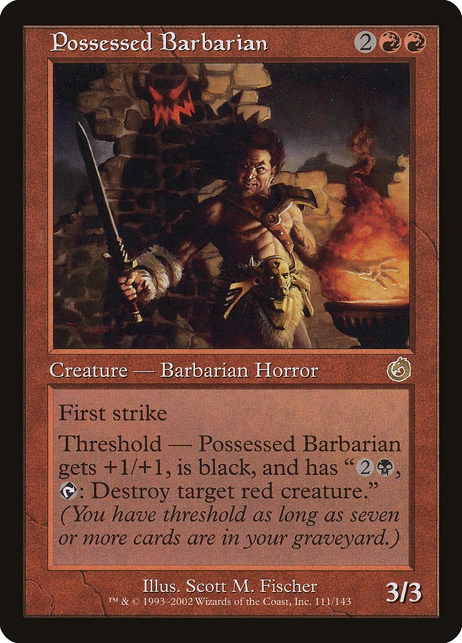 Possessed Barbarian [TOR - 111] — Toy Snowman