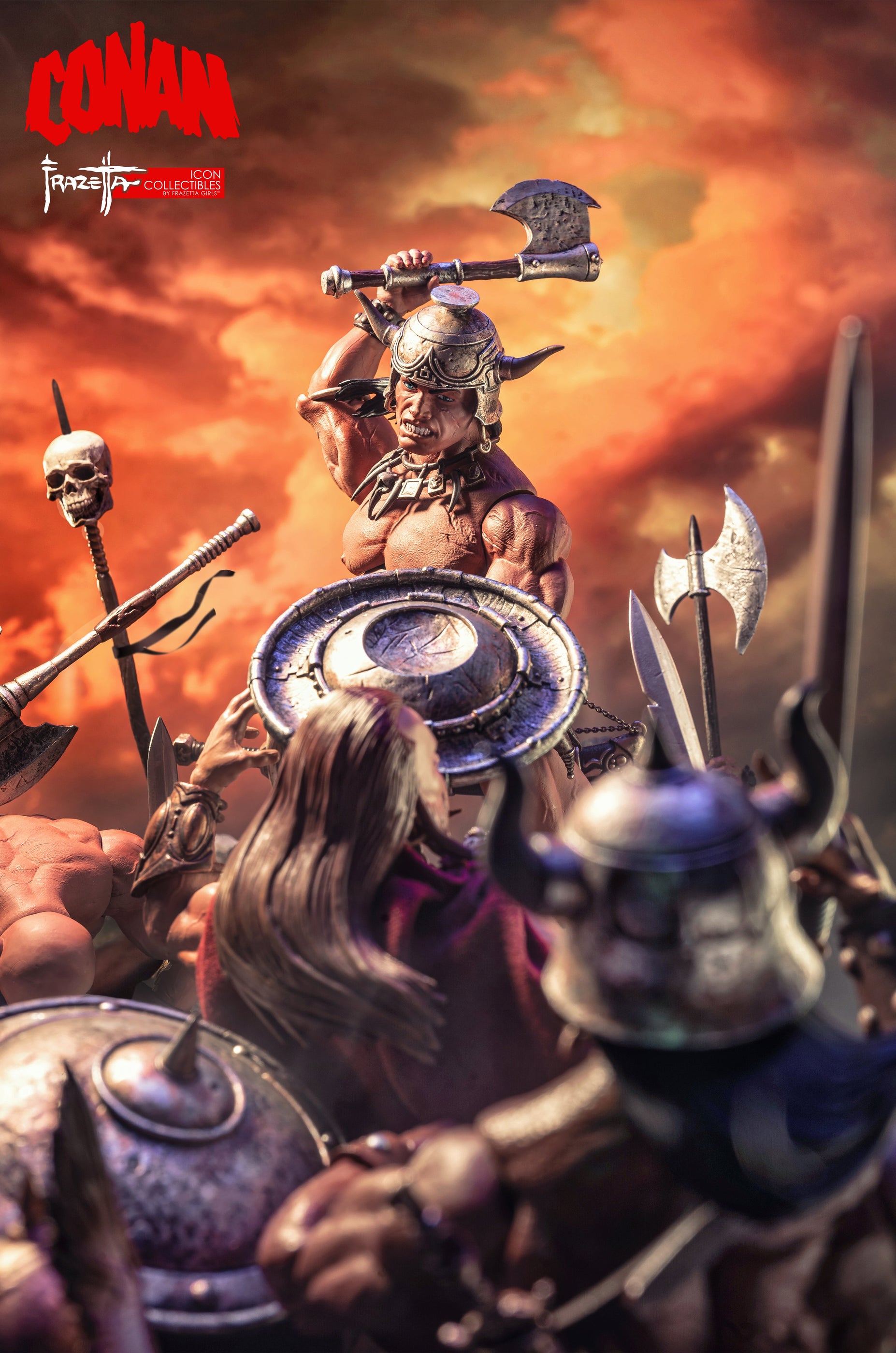 Conan the Barbarian ICON Collectibles 1/12 Scale Action Figure — Toy ...