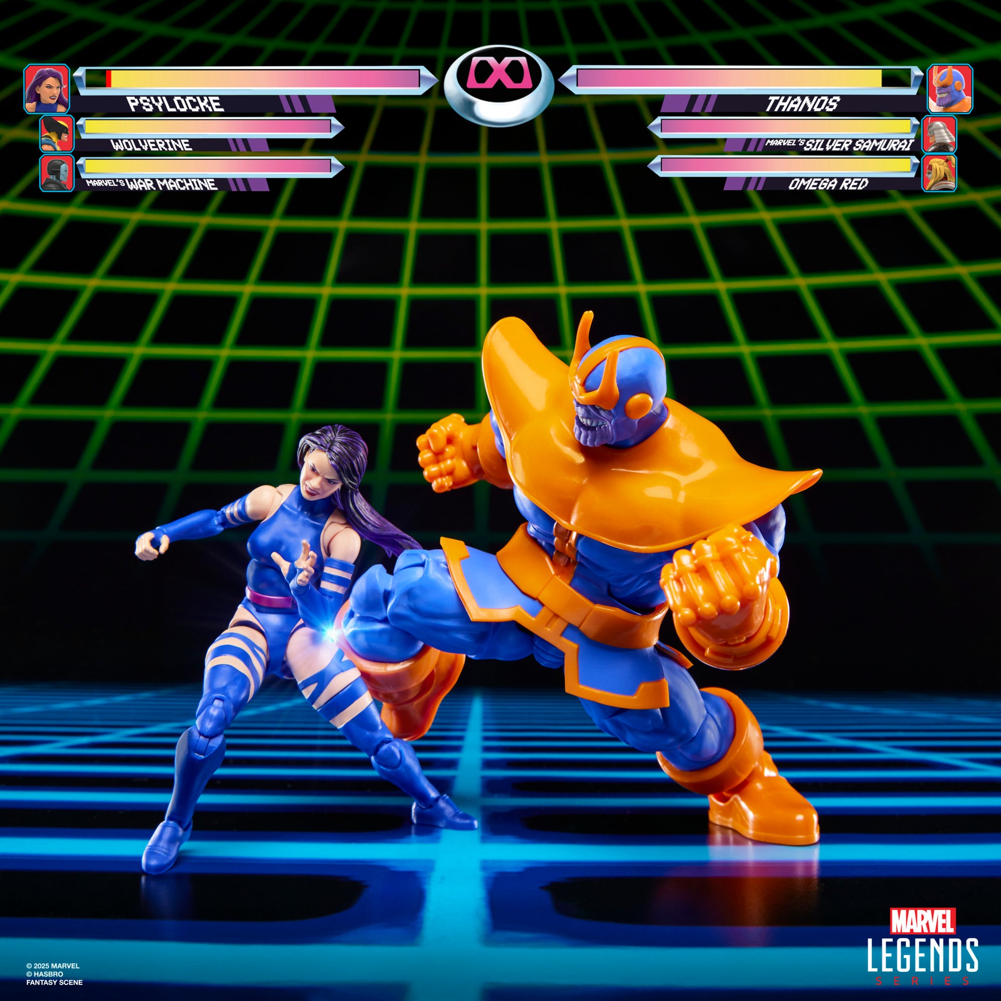 Marvel Legends Series Gamerverse Psylocke vs. Thanos - Exclusive — Toy ...