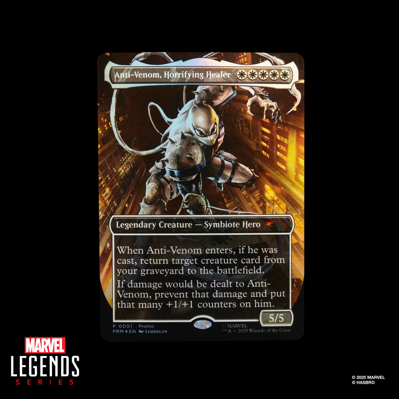 Marvel Legends Series Magic: The Gathering Agent Anti-Venom (Preorder ...