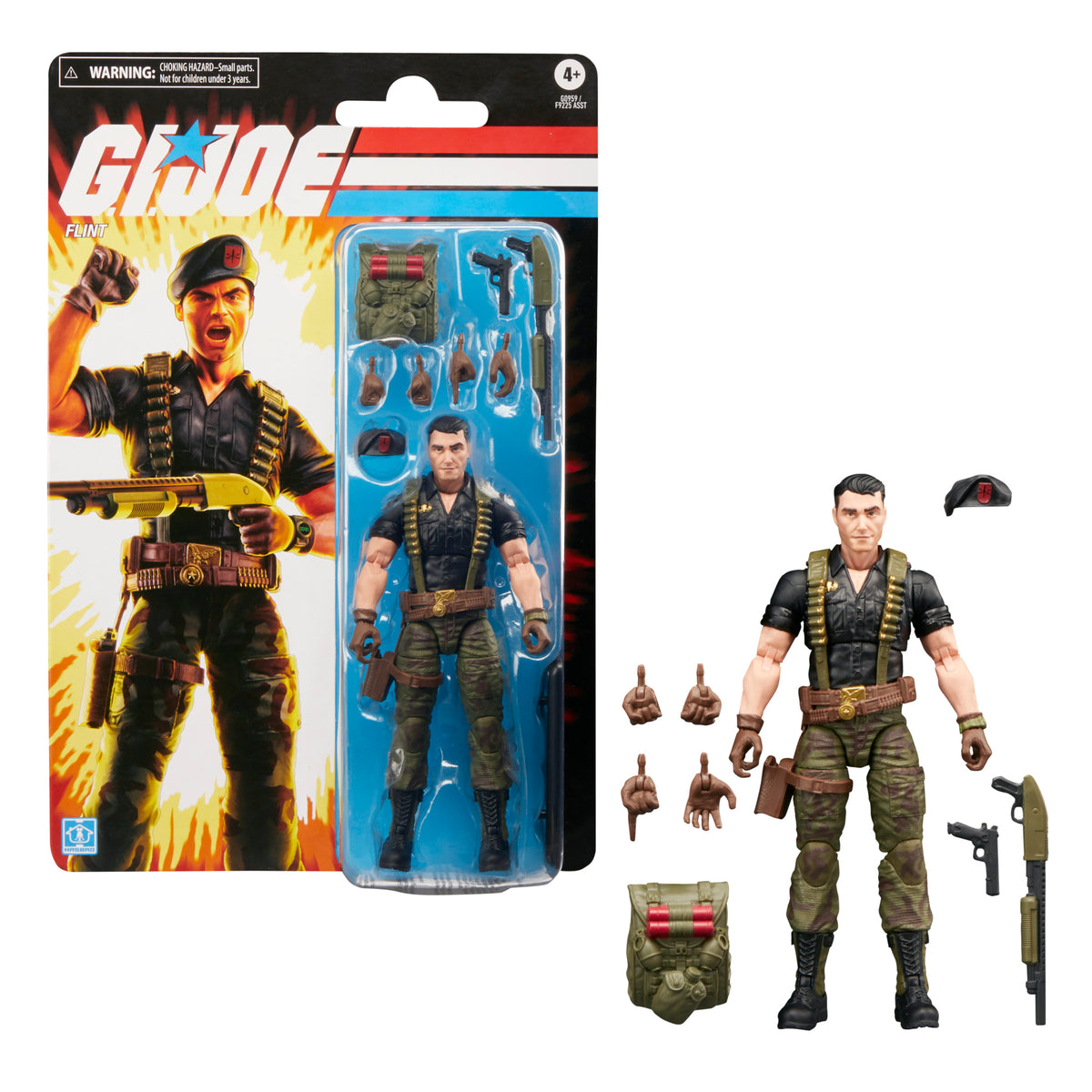 G.I. Joe Classified Series Retro Cardback Flint — Toy Snowman