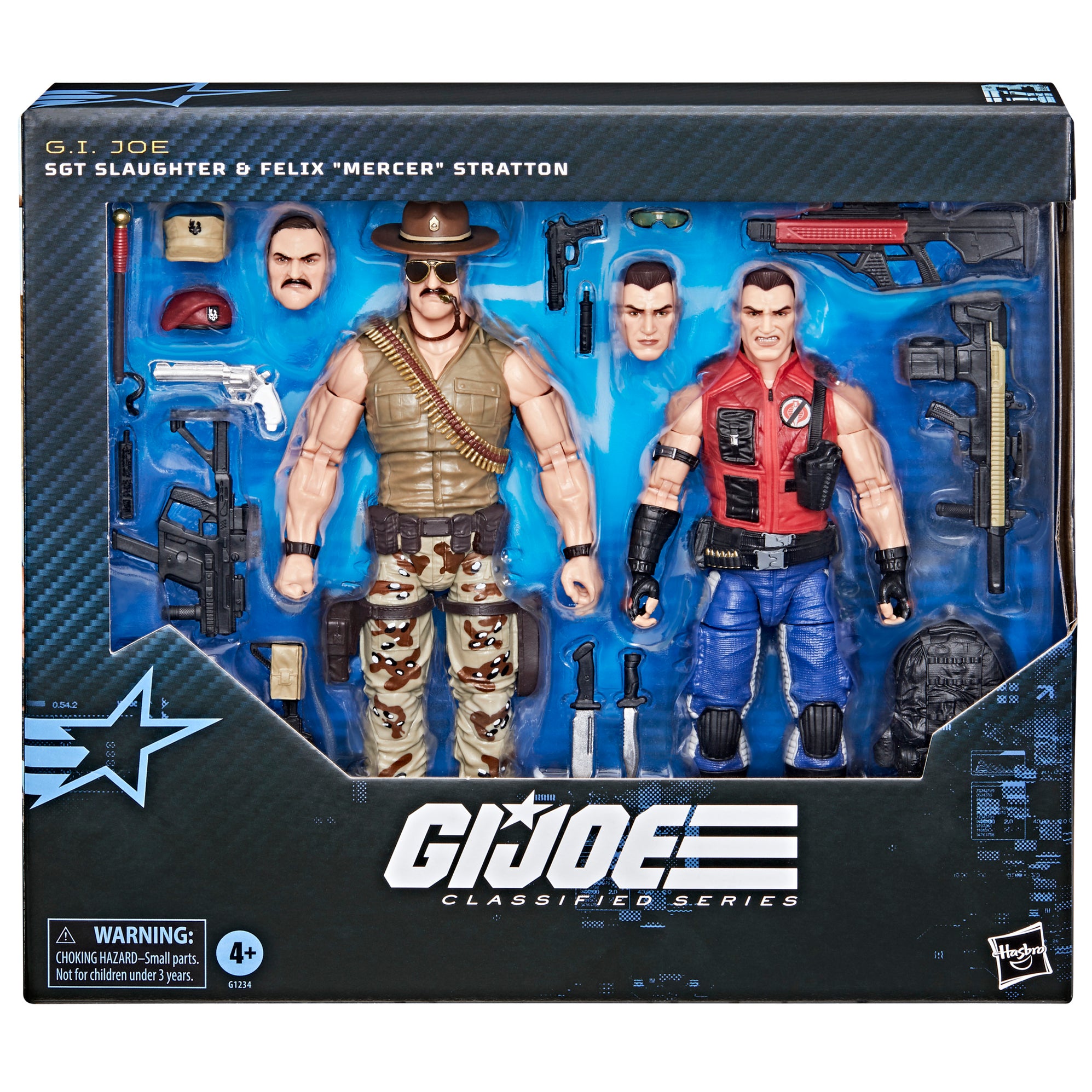 G.I. Joe Classified Series #173, Sgt Slaughter & Felix "Mercer" Stratt ...
