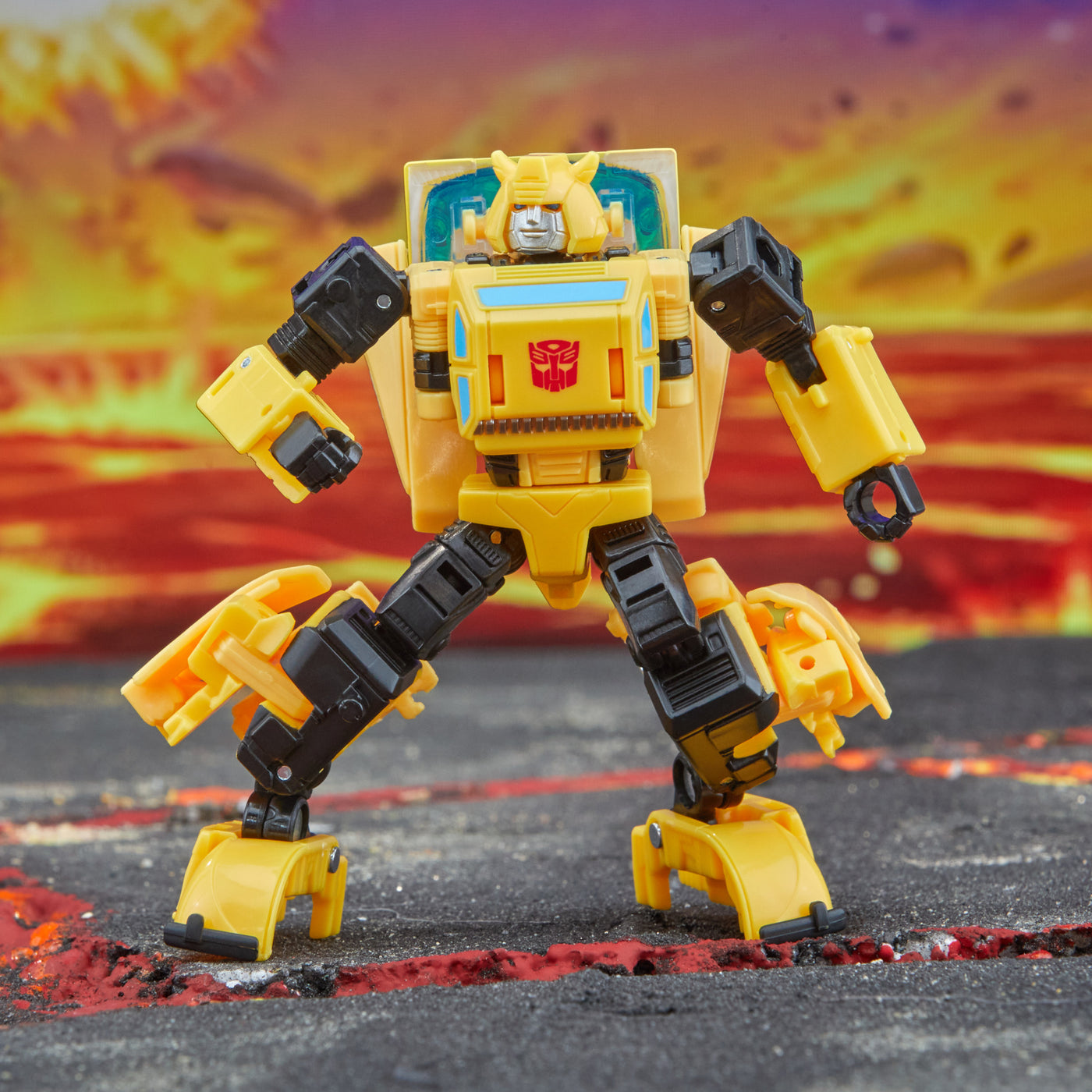Transformers Legacy Deluxe Class Origin Bumblebee — Toy Snowman