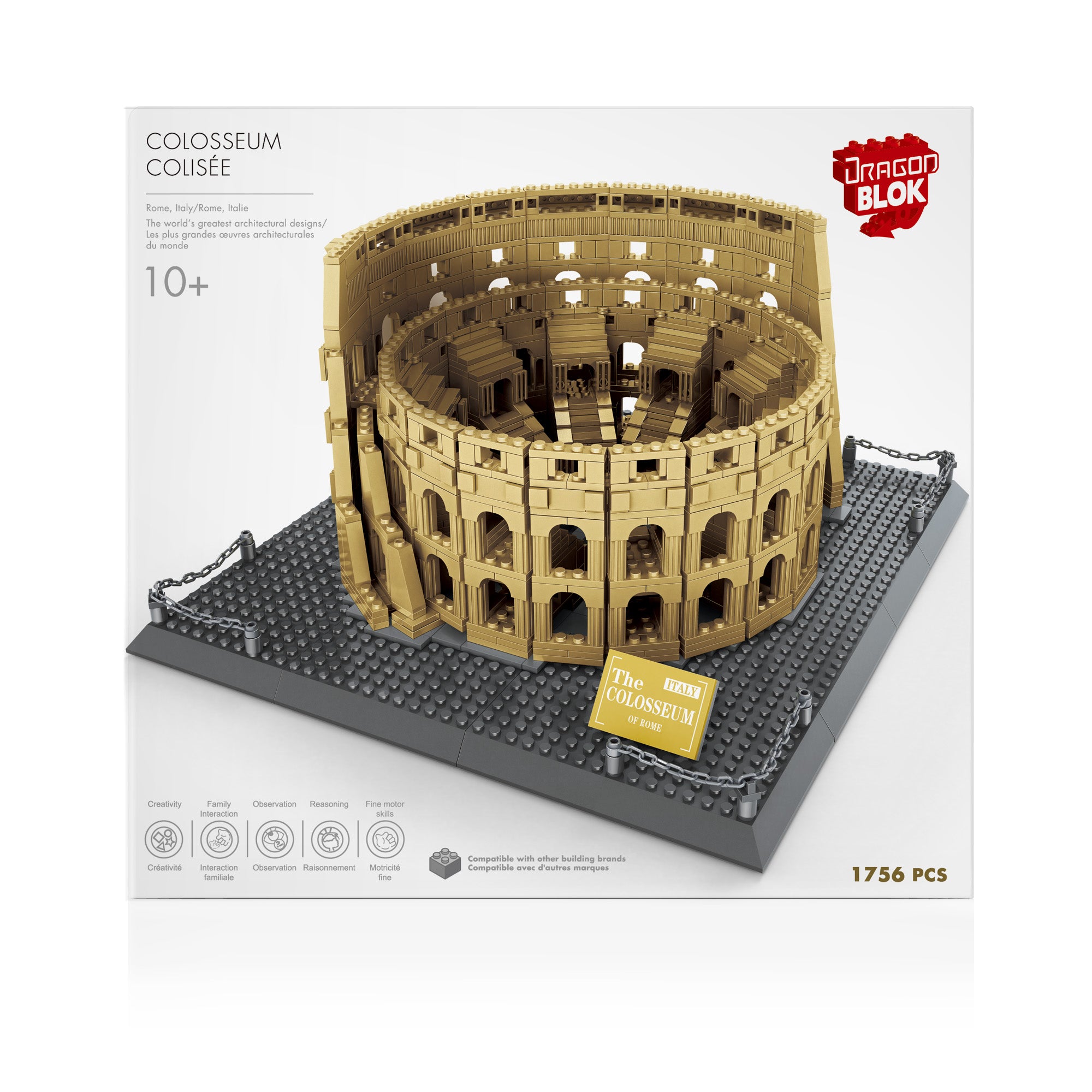 Dragon Blok - Architect - The Colosseum of Rome — Toy Snowman