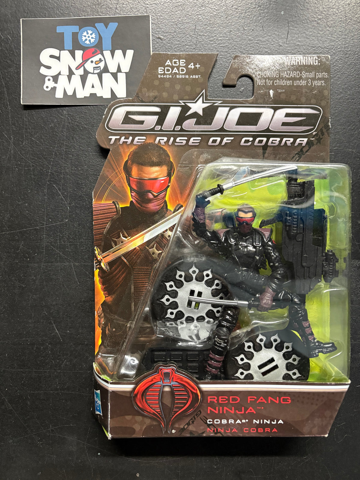 G.I. Joe Rise of Cobra Red Fang Ninja — Toy Snowman