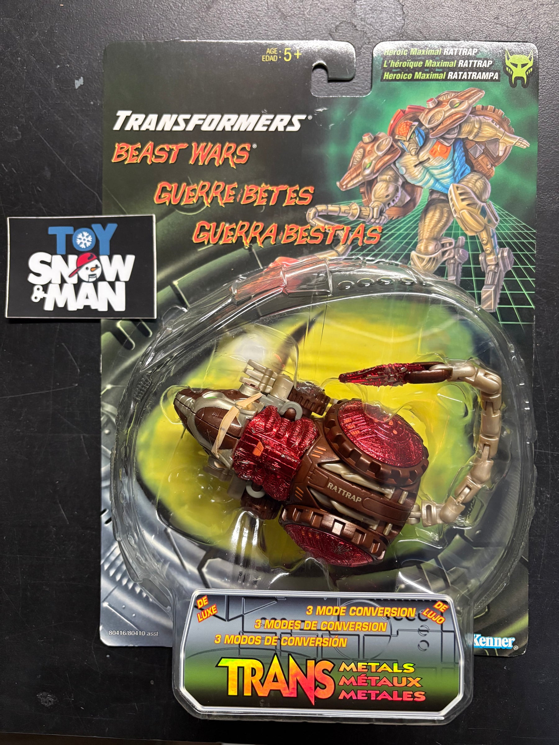 Transformers Beast Wars Deluxe Transmetals Rattrap — Toy Snowman