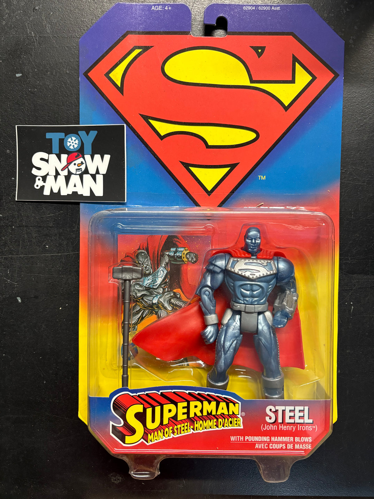 1995 Kenner Superman: Man of Steel Steel (John Henry Irons) — Toy Snowman