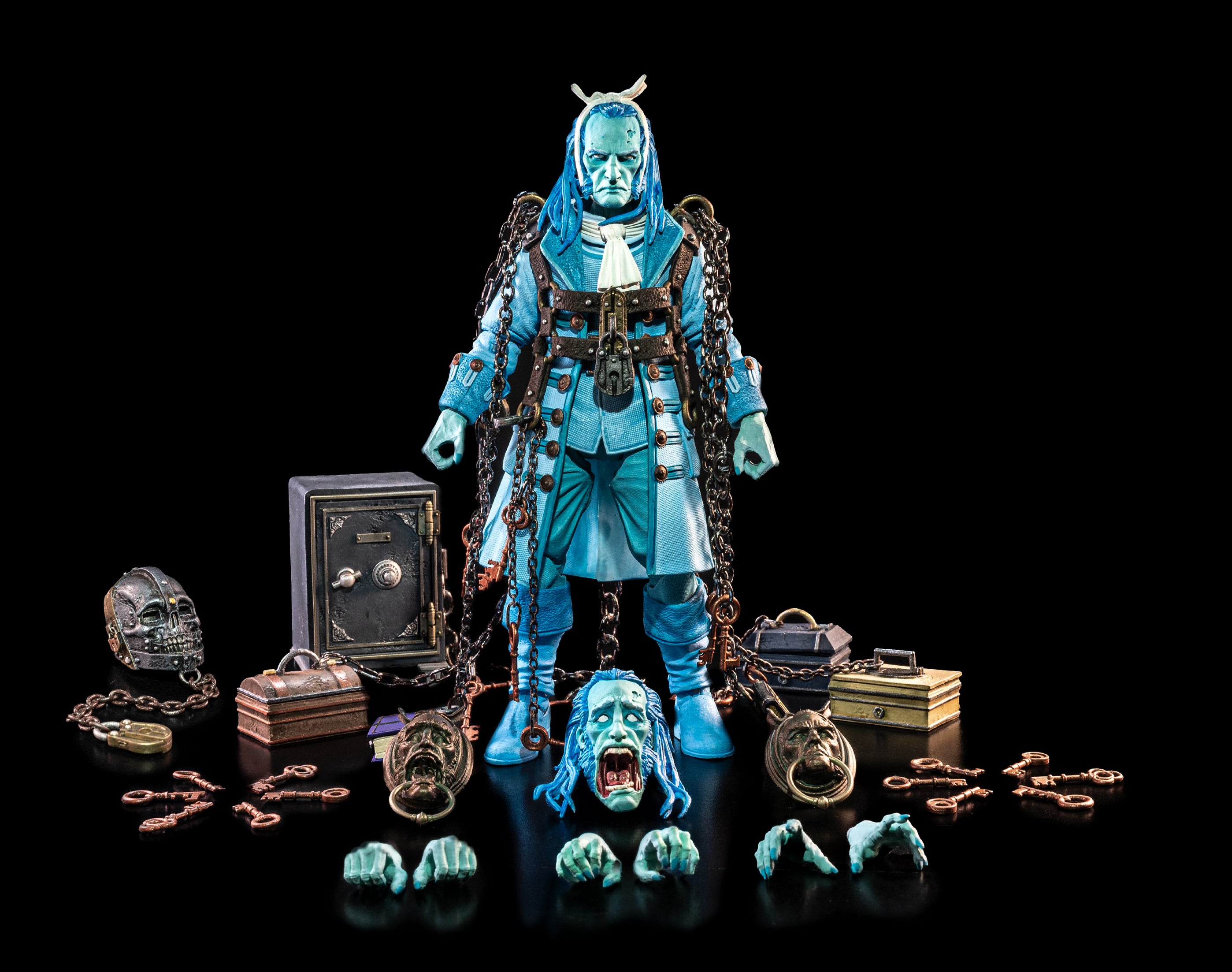 Figura Obscura: The Ghost of Jacob Marley, Haunted Blue — Toy Snowman