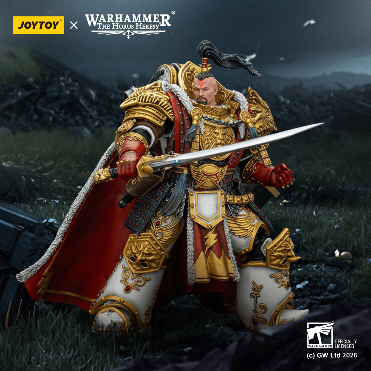 JoyToy - Warhammer 40K - White Scars - Jaghatai Khan Primarch of the V ...