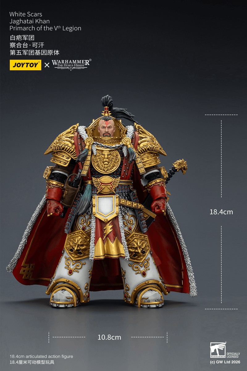 JoyToy - Warhammer 40K - White Scars - Jaghatai Khan Primarch of the V ...