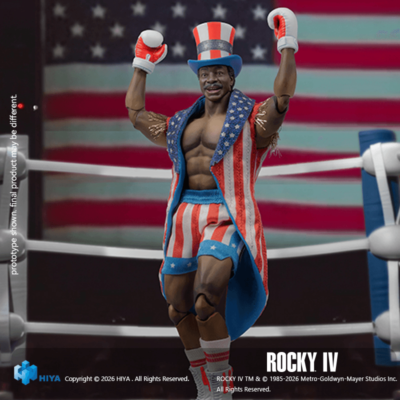 Rocky IV - Apollo Creed 1/12 Scale Action Figure (Preorder Dec 2026 ...