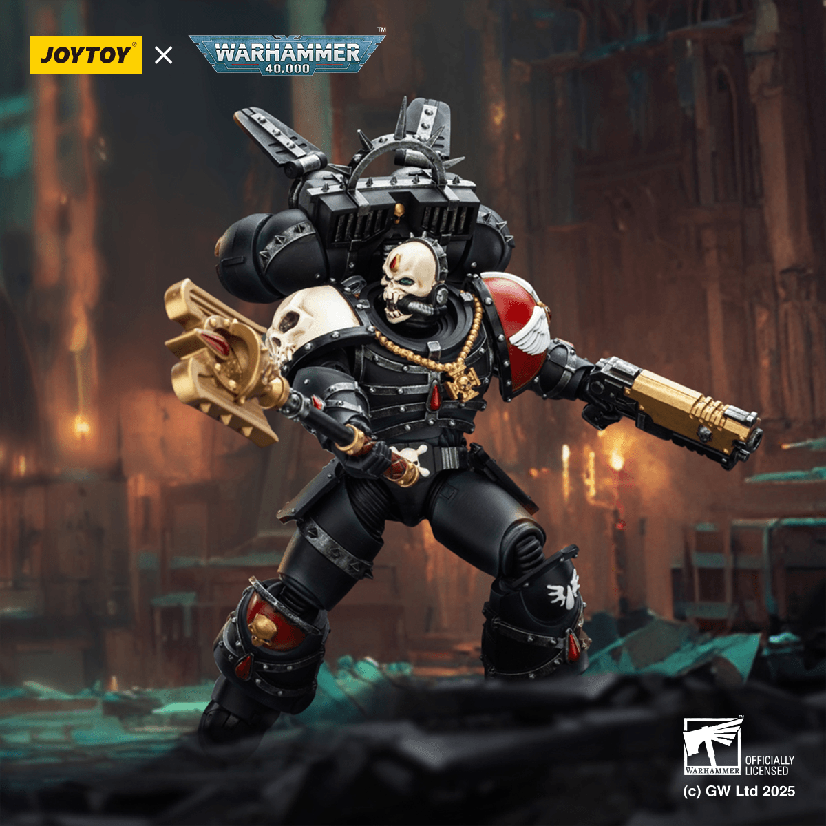 JoyToy - Warhammer 40K - Blood Angels - Lemartes with Jump Pack, Blood ...