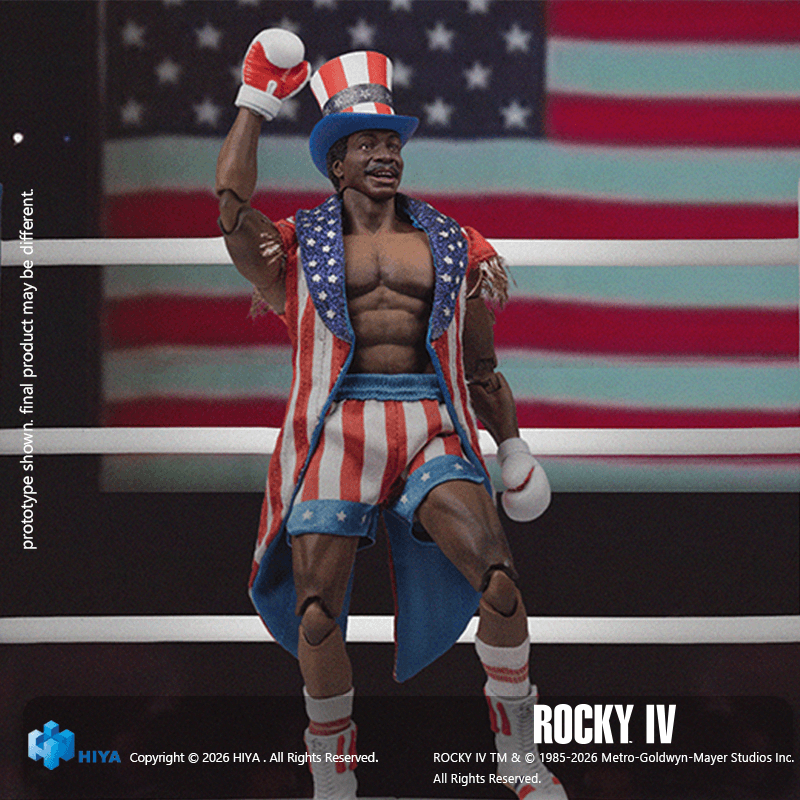 Rocky IV - Apollo Creed 1/12 Scale Action Figure (Preorder Dec 2026 ...