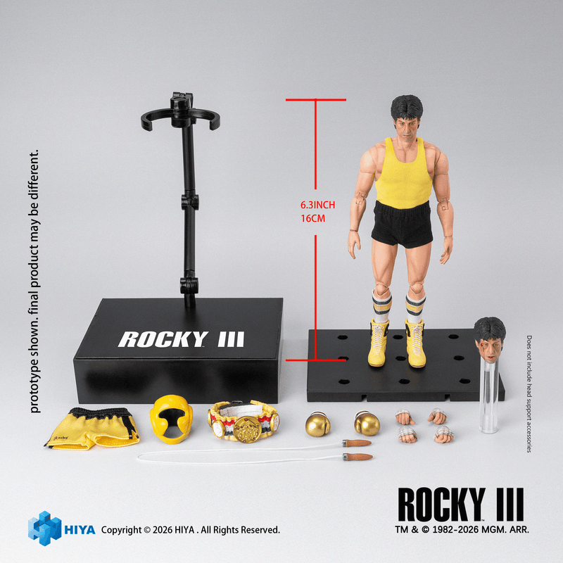 Rocky III - Rocky Balboa (Boxer Ver.) 1/12 Scale Action Figure (Preord ...