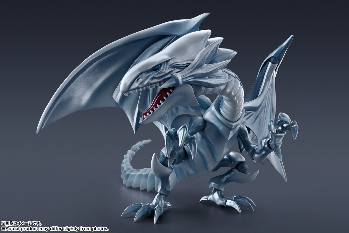 BANDAI - BLUE-EYES WHITE DRAGON "Yu-Gi-Oh! Duel Monsters" - S.H.Monste ...