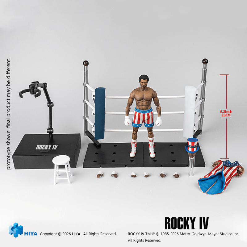 Rocky IV - Apollo Creed 1/12 Scale Action Figure (Preorder Dec 2026 ...