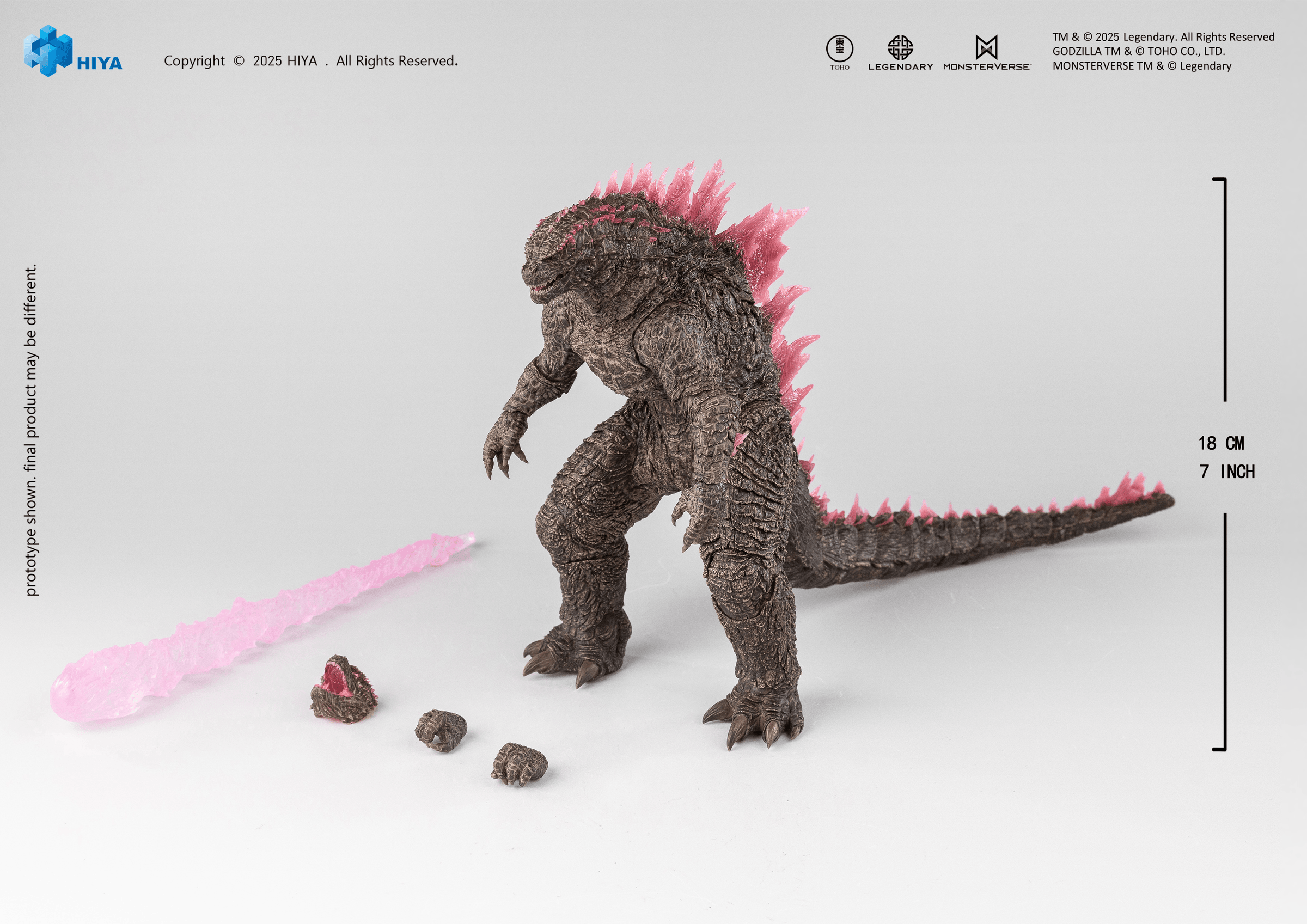 Godzilla x Kong: The New Empire - Godzilla Heat Ray Godzilla Evolved ...