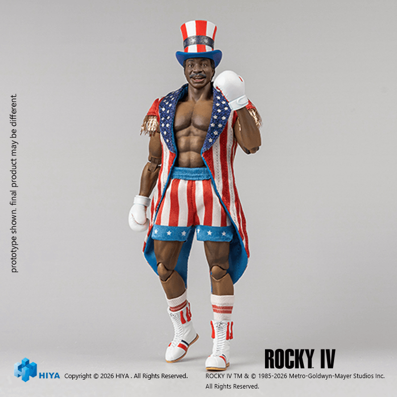 Rocky IV - Apollo Creed 1/12 Scale Action Figure (Preorder Dec 2026 ...