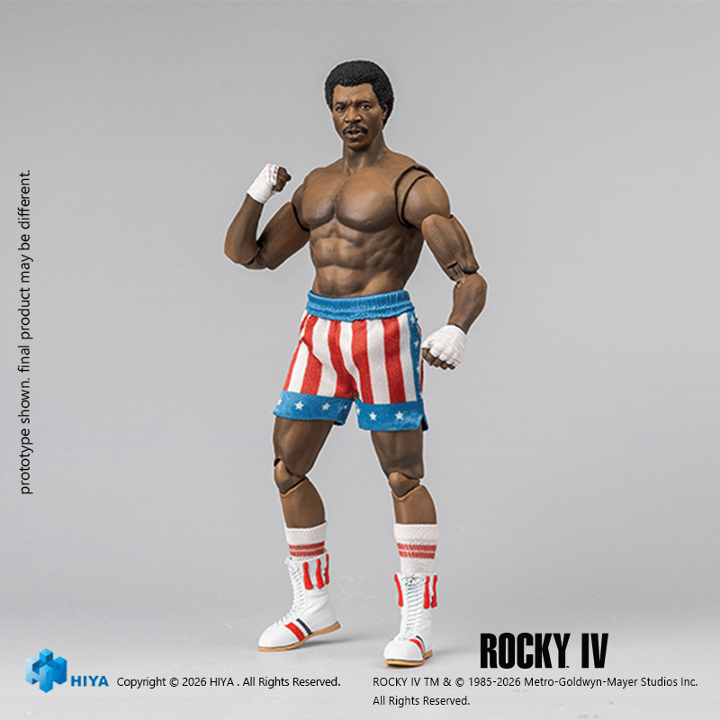 Rocky IV - Apollo Creed 1/12 Scale Action Figure (Preorder Dec 2026 ...