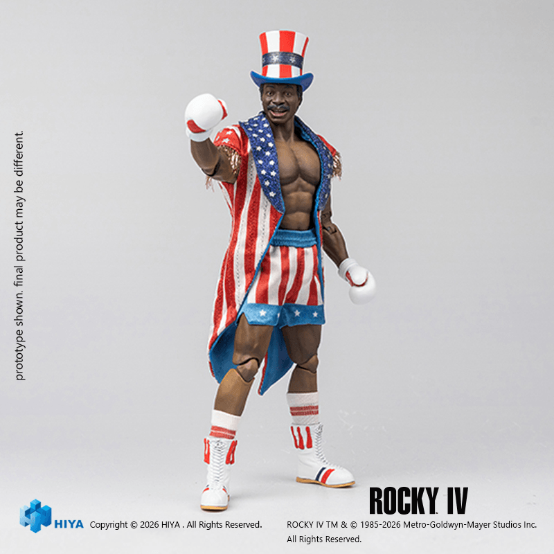 Rocky IV - Apollo Creed 1/12 Scale Action Figure (Preorder Dec 2026 ...