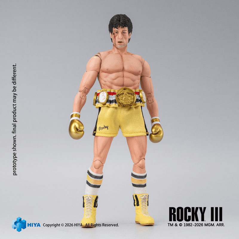 Rocky III - Rocky Balboa (Boxer Ver.) 1/12 Scale Action Figure (Preord ...
