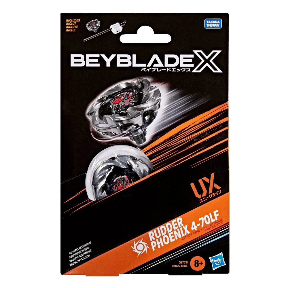 Beyblade X Rudder Phoenix 4-70LF UX Starter Pack — Toy Snowman
