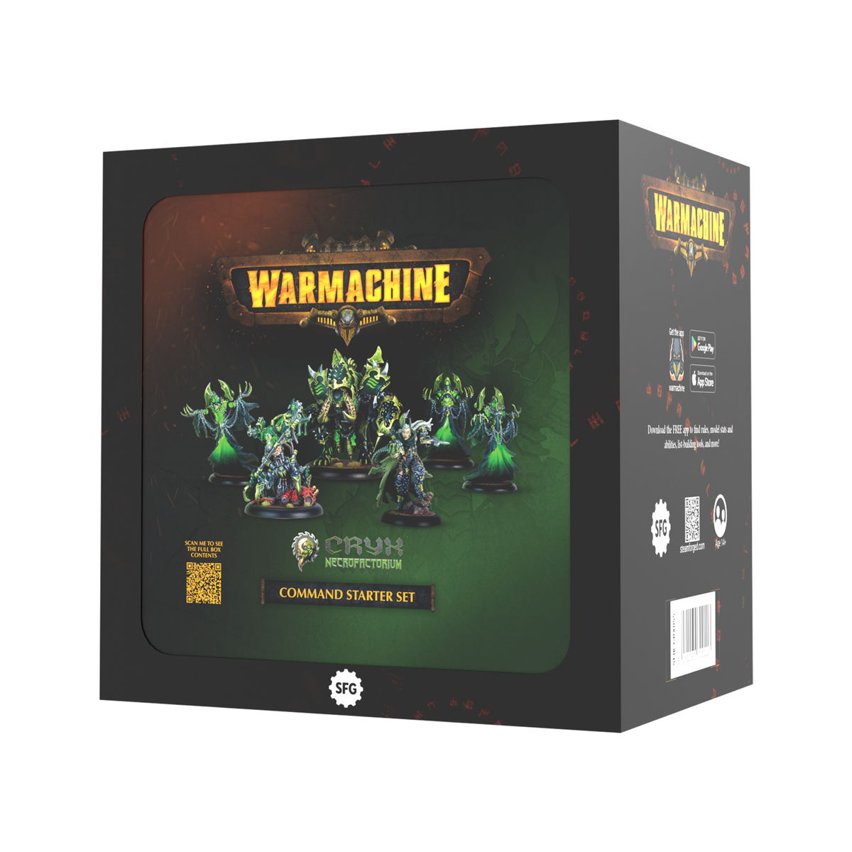 Warmachine - Cryx Necrofactorium - Command Starter — Toy Snowman