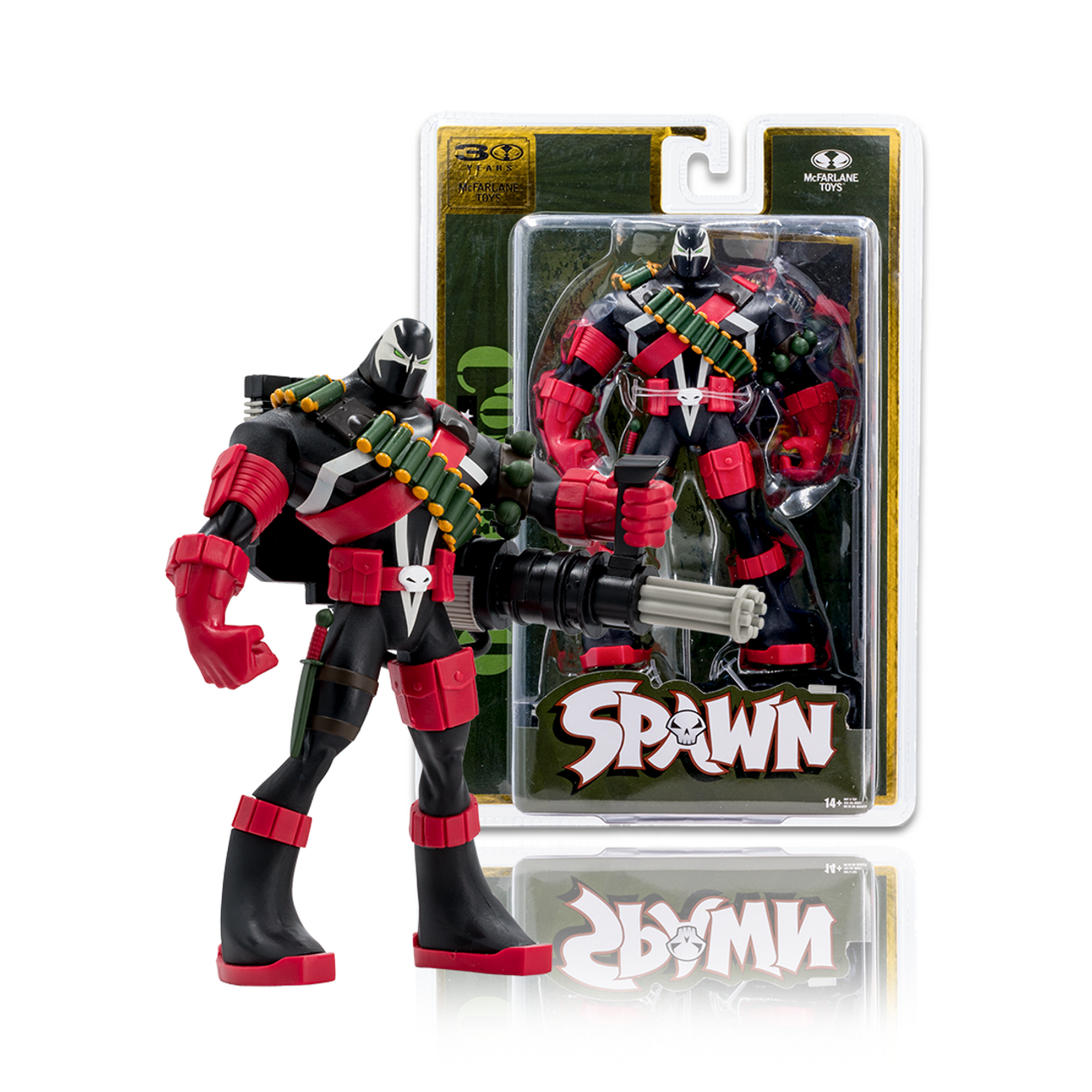 Commando Spawn (Digitally Remastered) 7" Figure McFarlane Toys 30th An ...