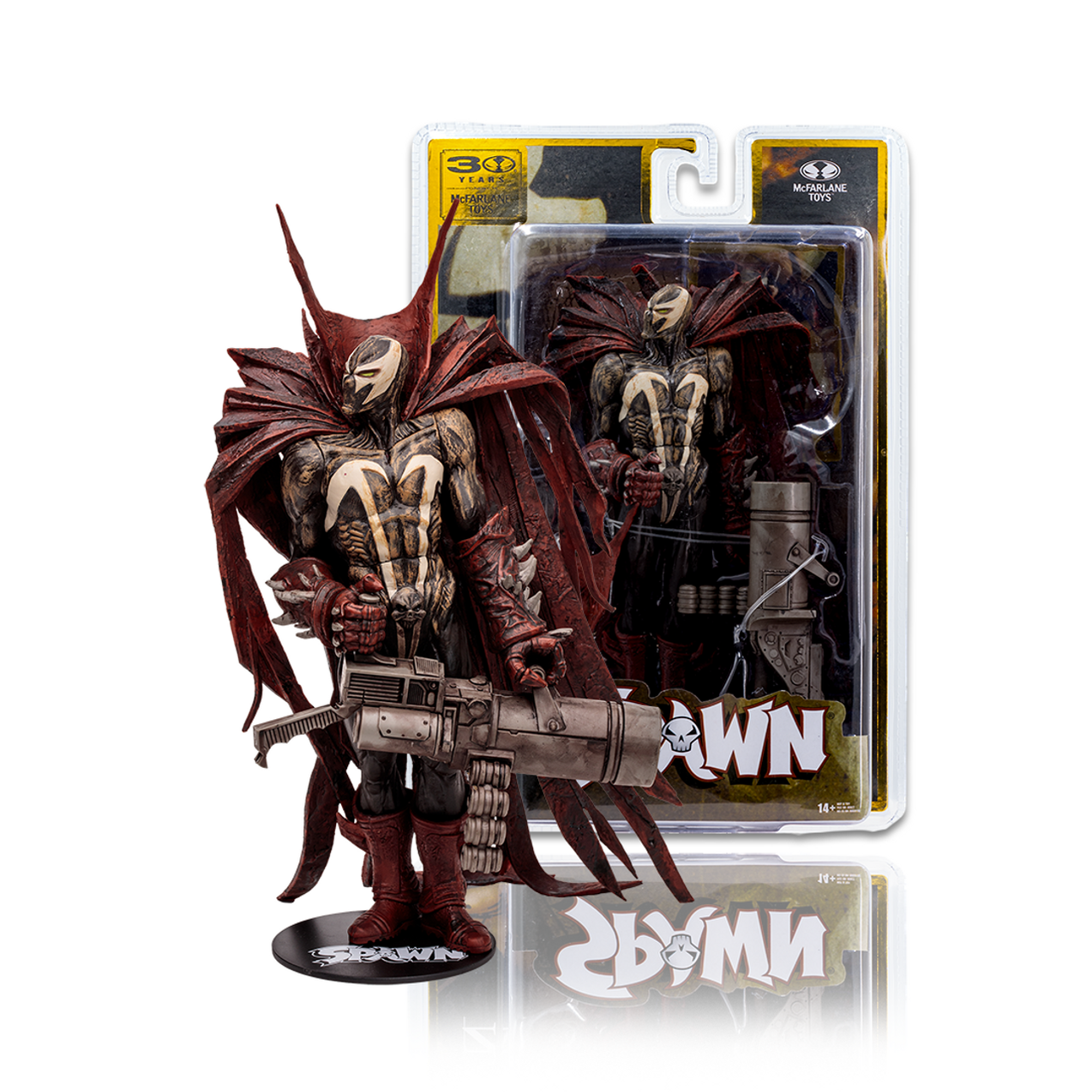 Hellspawn 2 (Digitally Remastered) 7" Figure McFarlane Toys 30th Anniv ...
