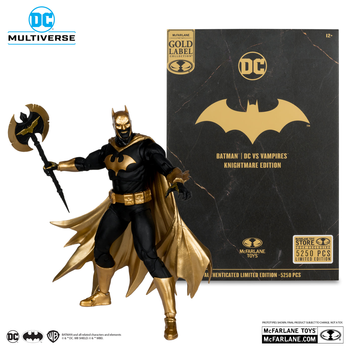 DC Multiverse - Batman (DC vs Vampires) Knightmare - Exclusive Gold La ...