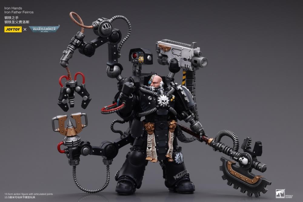 Warhammer 40K - Iron Hands - Iron Father Feirros — Toy Snowman
