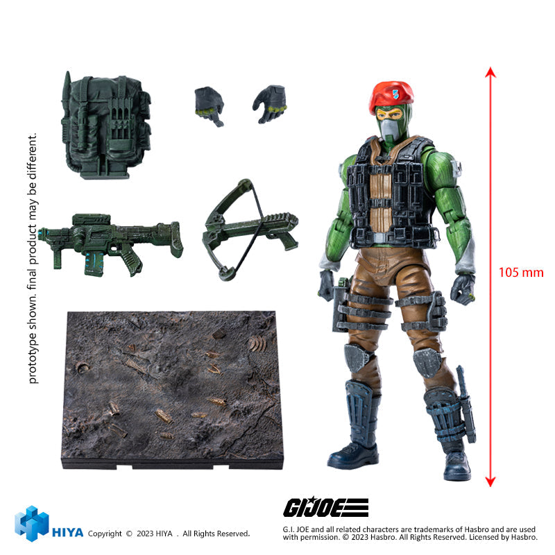 HIYA - Exquisite Mini Series 1/18 Scale 4 Inch - G.I.JOE Beach Head Ac ...