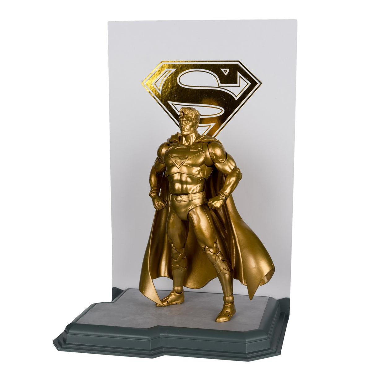 DC Multiverse SDCC Exclusive Gold Label Superman (Centennial Park Trib ...
