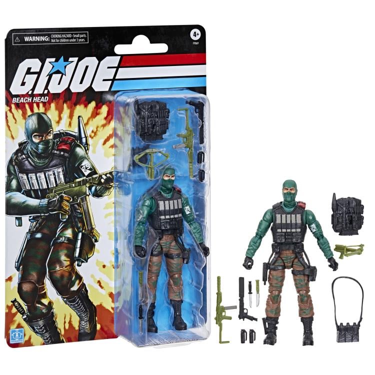 G.I. Joe Classified Series Retro Cardback Beach Head — Toy Snowman