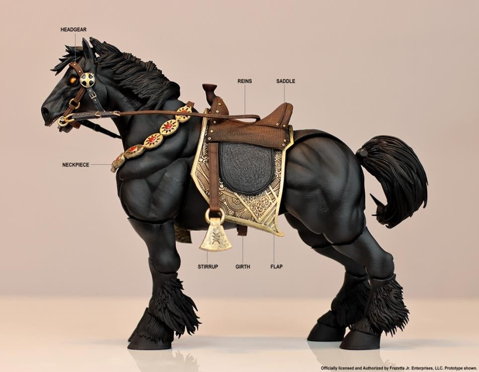 Frank Frazetta's Death Dealer & Steed 1/12 Scale Limited Edition Actio ...