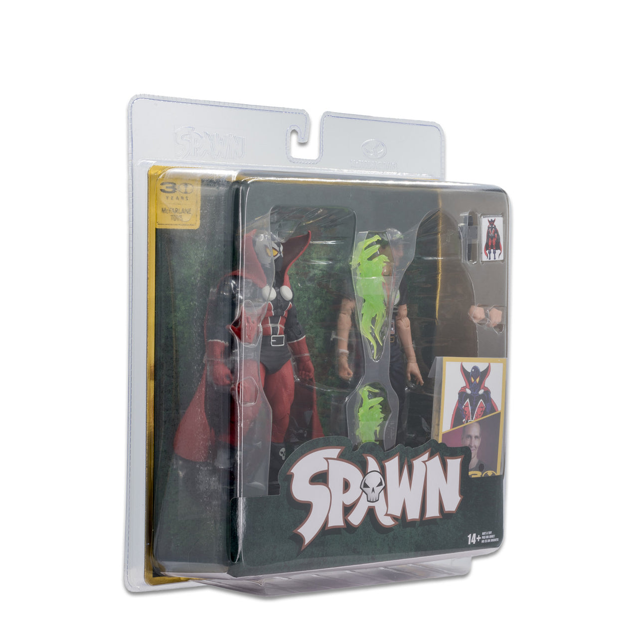 Spawn & Todd McFarlane (Spawn) 2-Pack 7" Figures McFarlane Toys 30th A ...